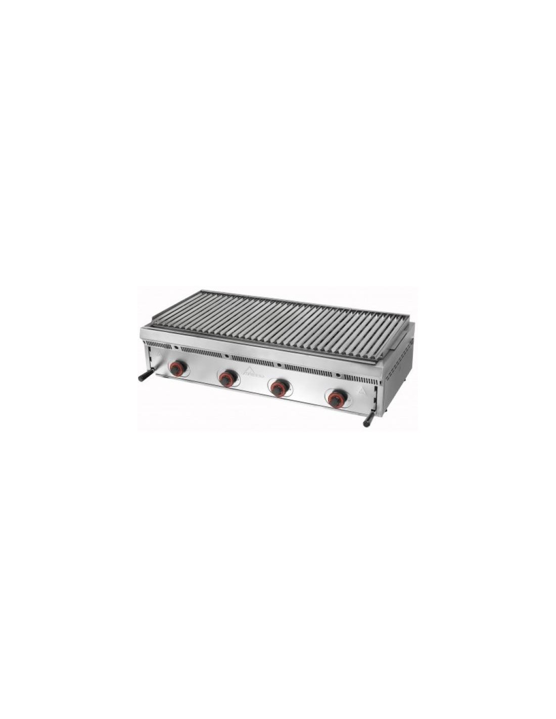 BARBACOA A GAS 4 FUEGO CARBÓN VOLCÁNICO, MOD PB-120